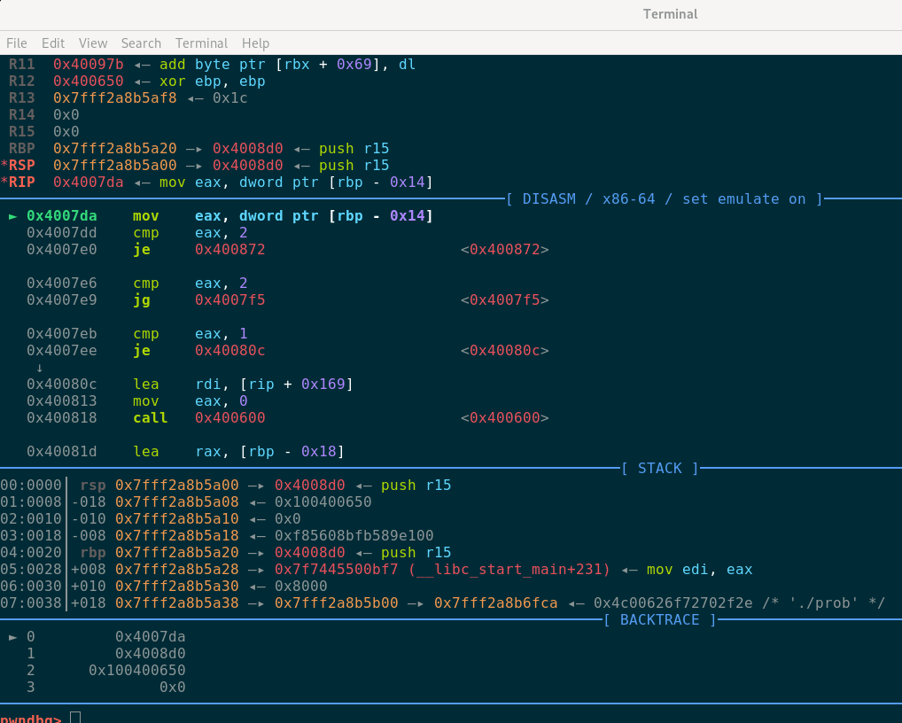 도커 내부 gdb 사용 방법 | 커뮤니티 | Dreamhack